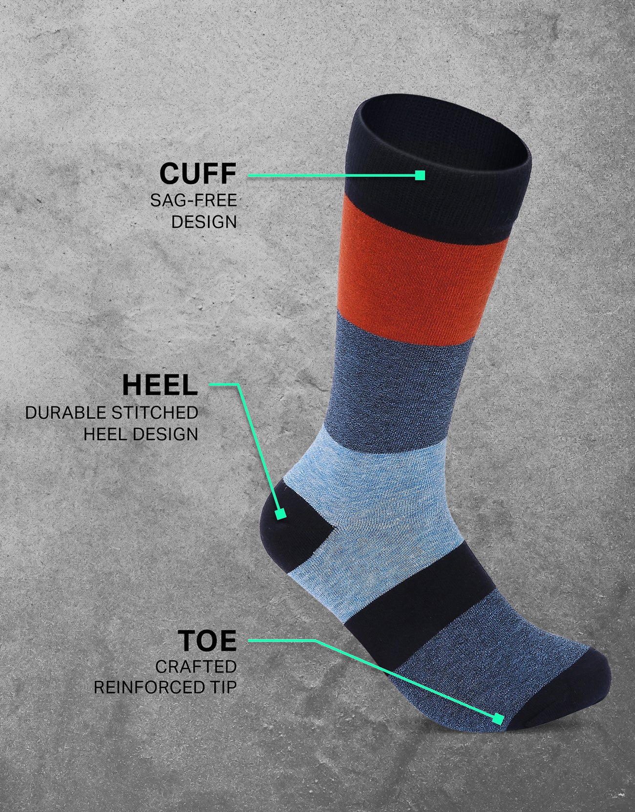 Men's Groovy Designer Dress Socks 5 Pack– Mio Marino