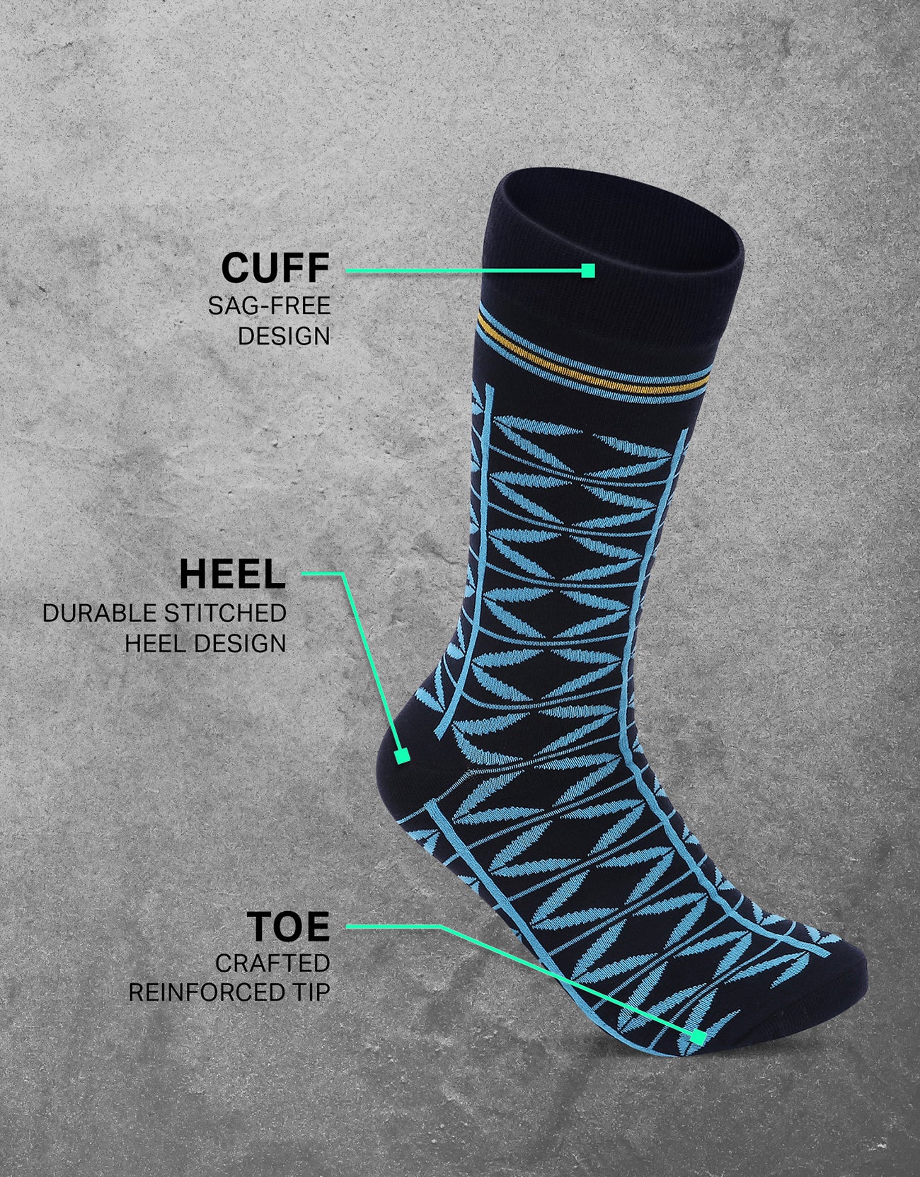Men's Groovy Designer Dress Socks 5 Pack– Mio Marino
