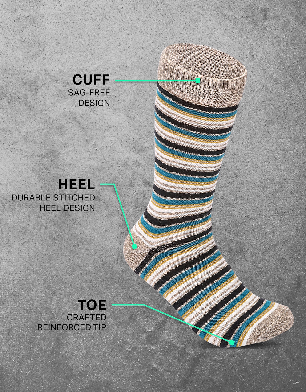 Men's Groovy Designer Dress Socks 5 Pack– Mio Marino