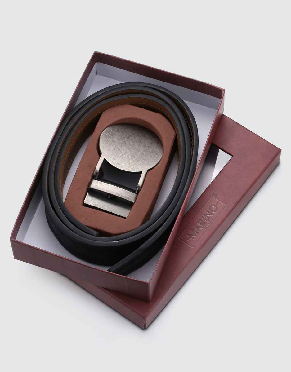 Circular Linxx Ratchet Belt-Deep Charcoal– Mio Marino