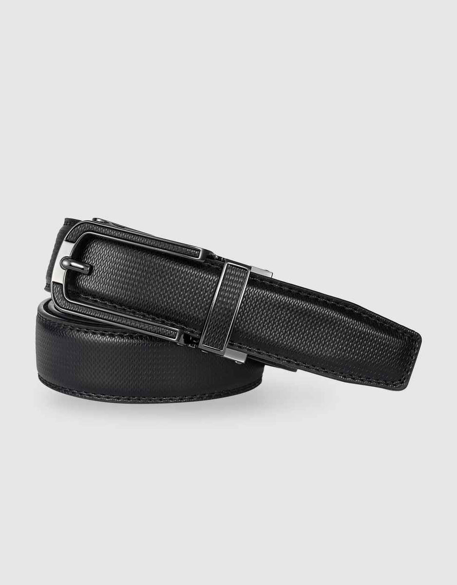 Interknit Linxx Men's Rachet Belt With Open Linxx Leather Buckle-Deep ...