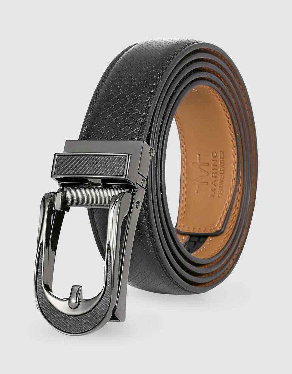 Roundabout Linxx Classic Rachet Belt-Deep Charcoal– Mio Marino