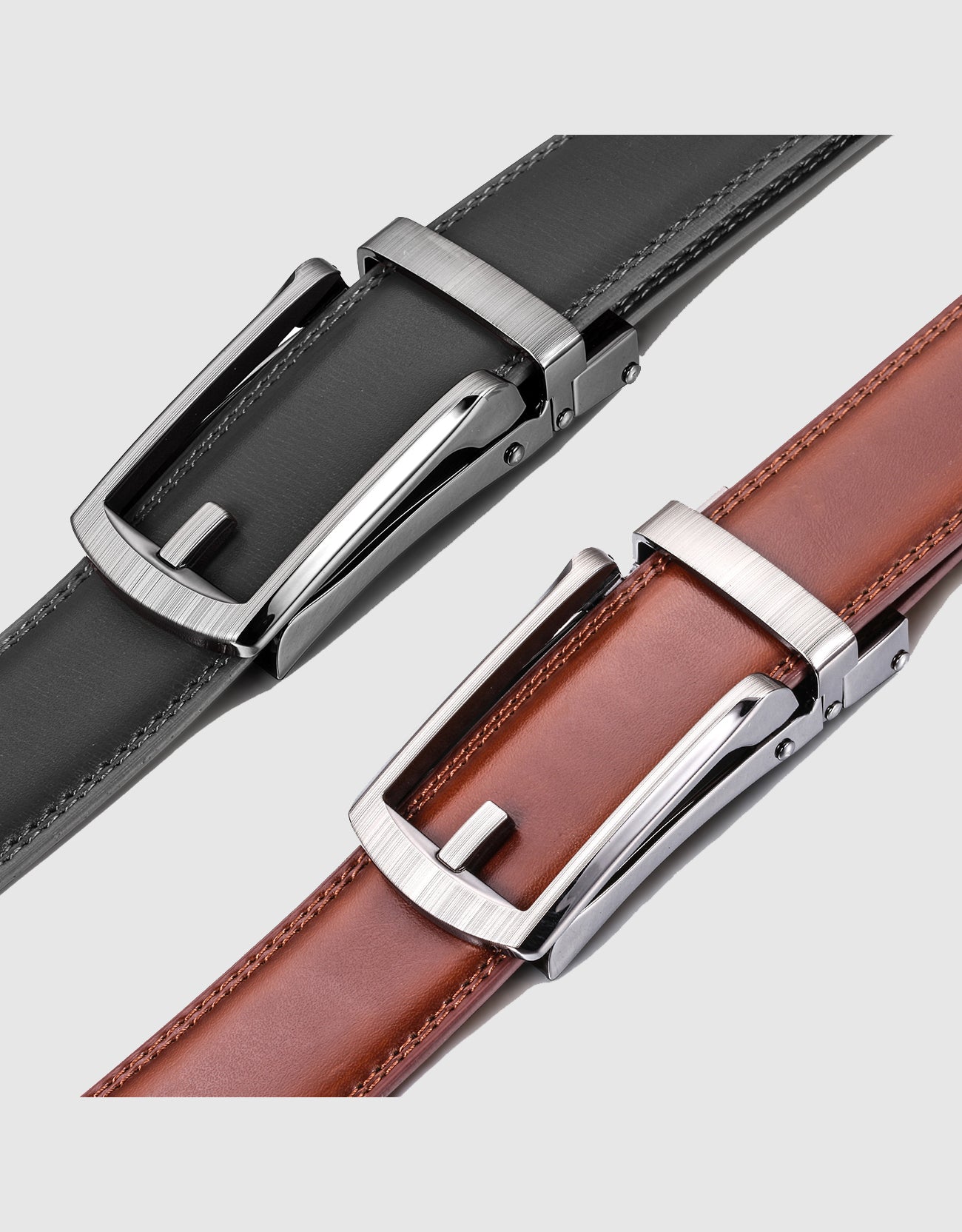 Men's Swank Hasp Leather 2 Pack Linxx Ratchet Belt– Mio Marino