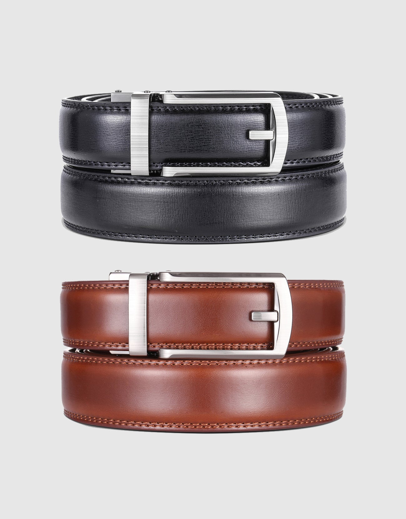 Men's Swank Hasp Leather 2 Pack Linxx Ratchet Belt– Mio Marino