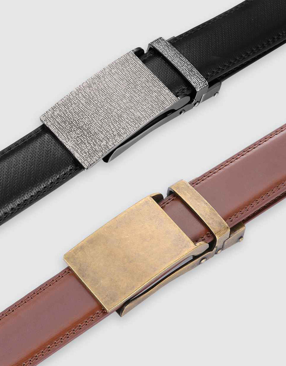 Men's Snowfall Aureate 2 Pack Linxx Ratchet Belt– Mio Marino