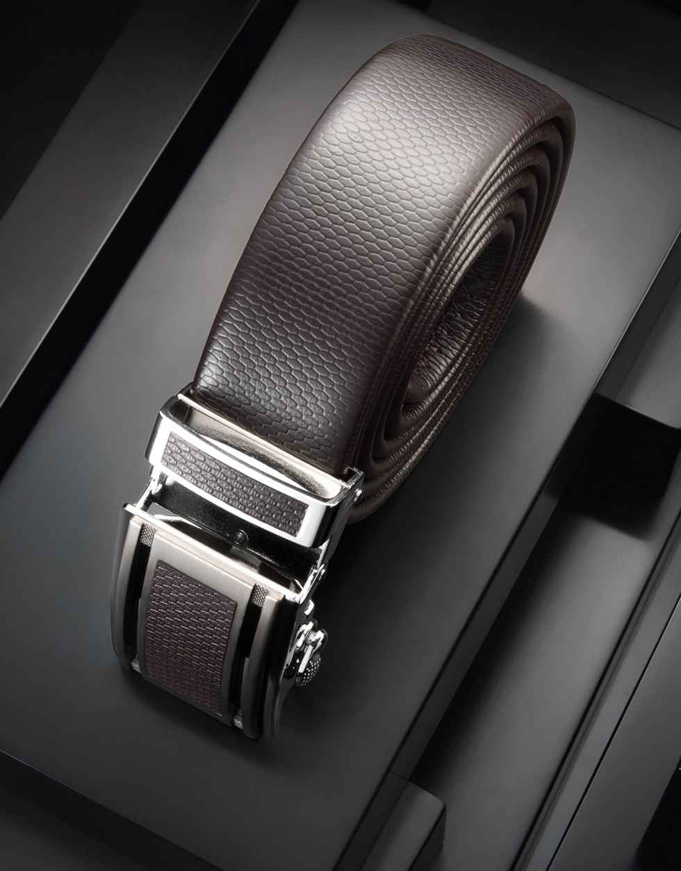 Matrix Premium Rachet Belt-Dark Amber– Mio Marino