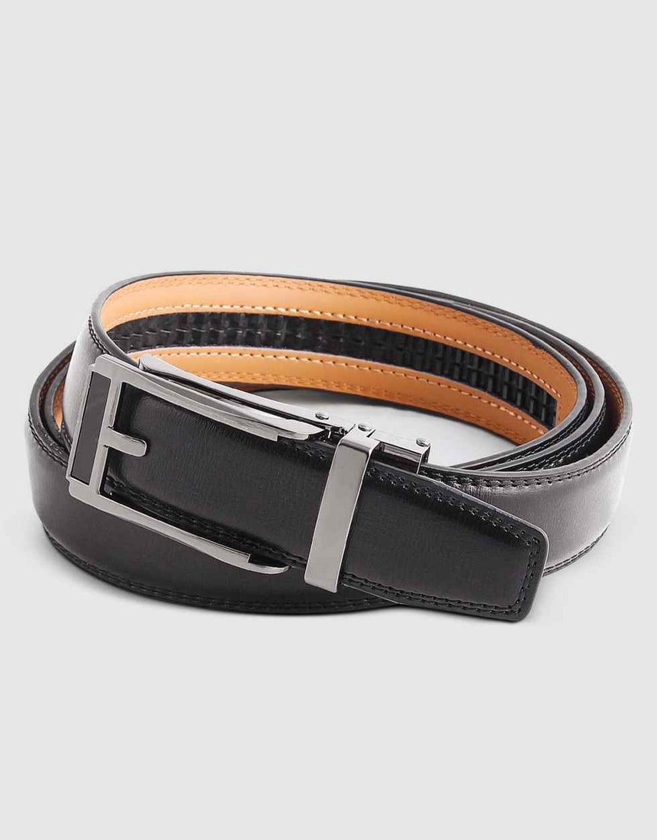Erudition Leather Linxx Rachet Belt-Deep Charcoal– Mio Marino