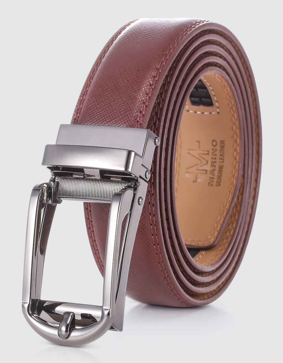 Men's Leather Belts | Ballast Leather Linxx Rachet Belt - Amber | Shop ...