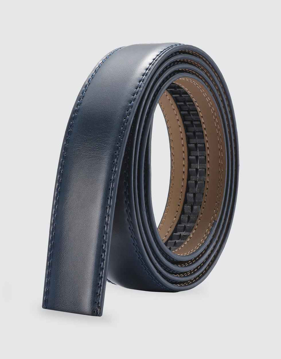 Double Stitched Belt Strap-Navy– Mio Marino