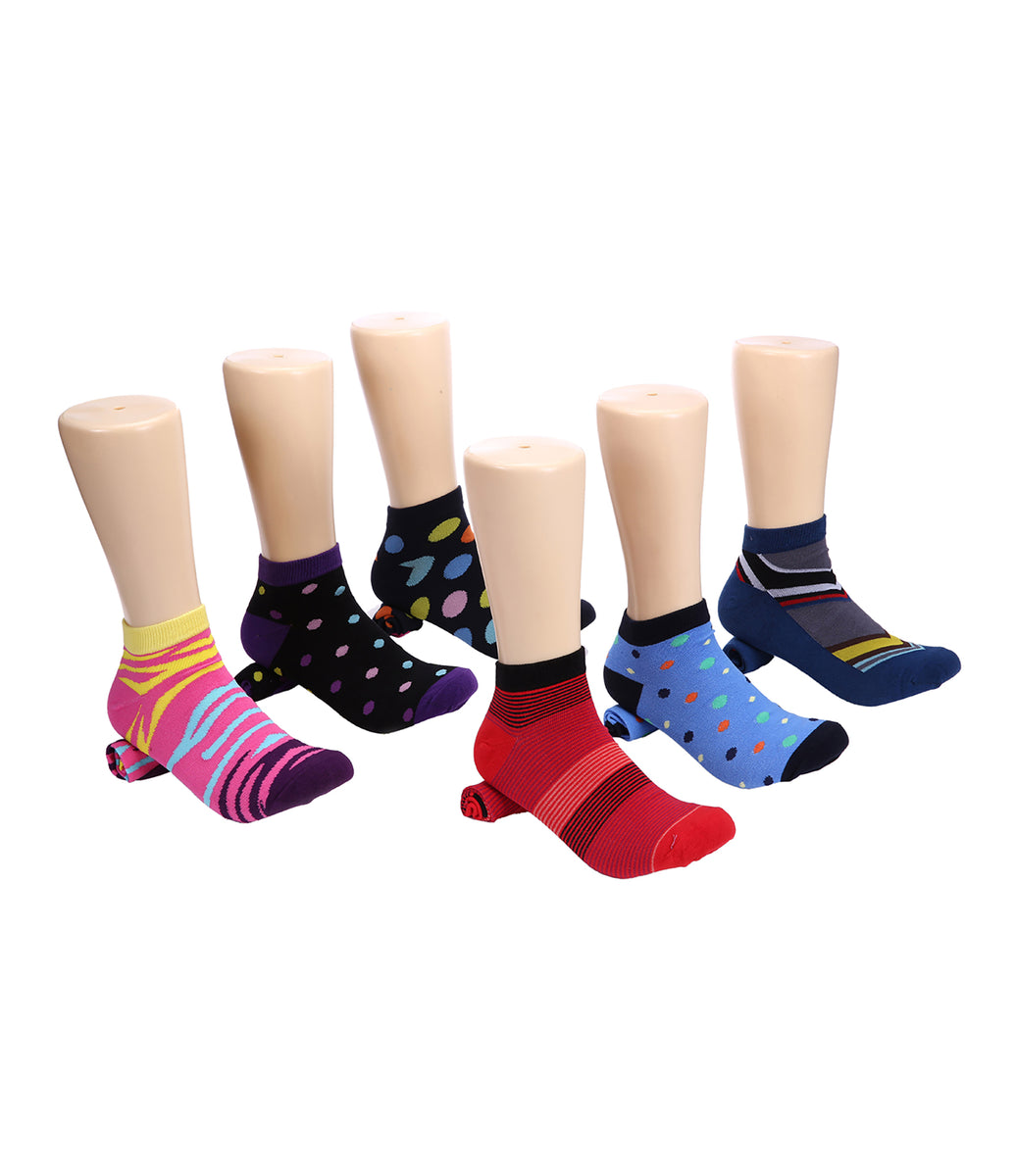 Translucent Dress Ankle Socks 6 Pack-Translucent– Mio Marino